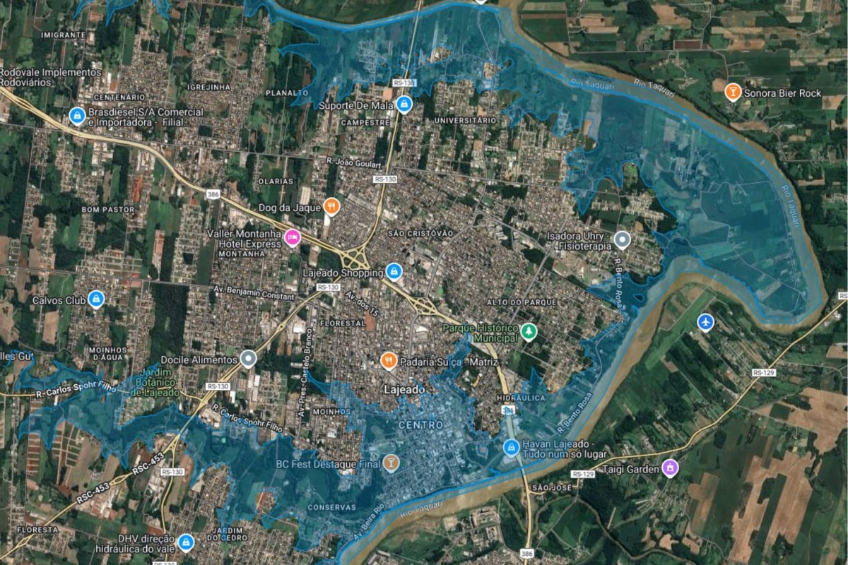 Univates e UFRGS apresentam mapas de alerta de inundação para Lajeado ...